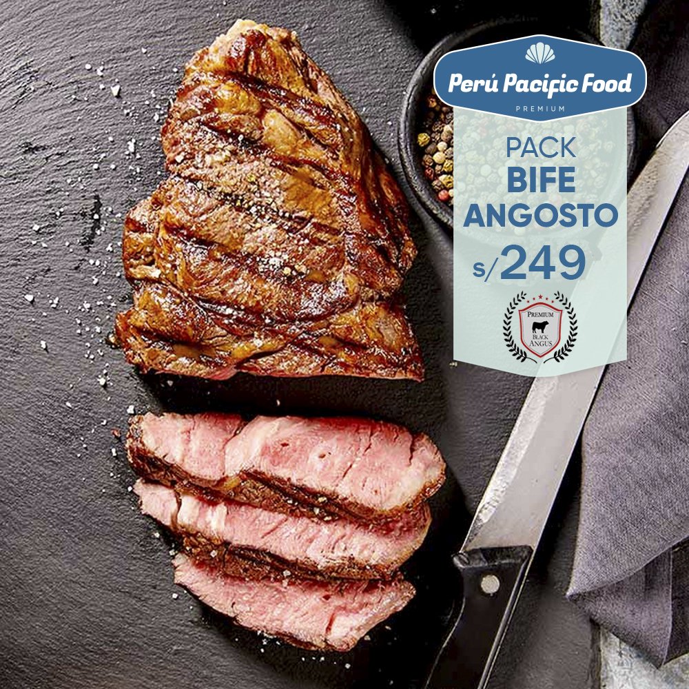 Pack Bife Angosto Angus USA - Peru Pacific Food